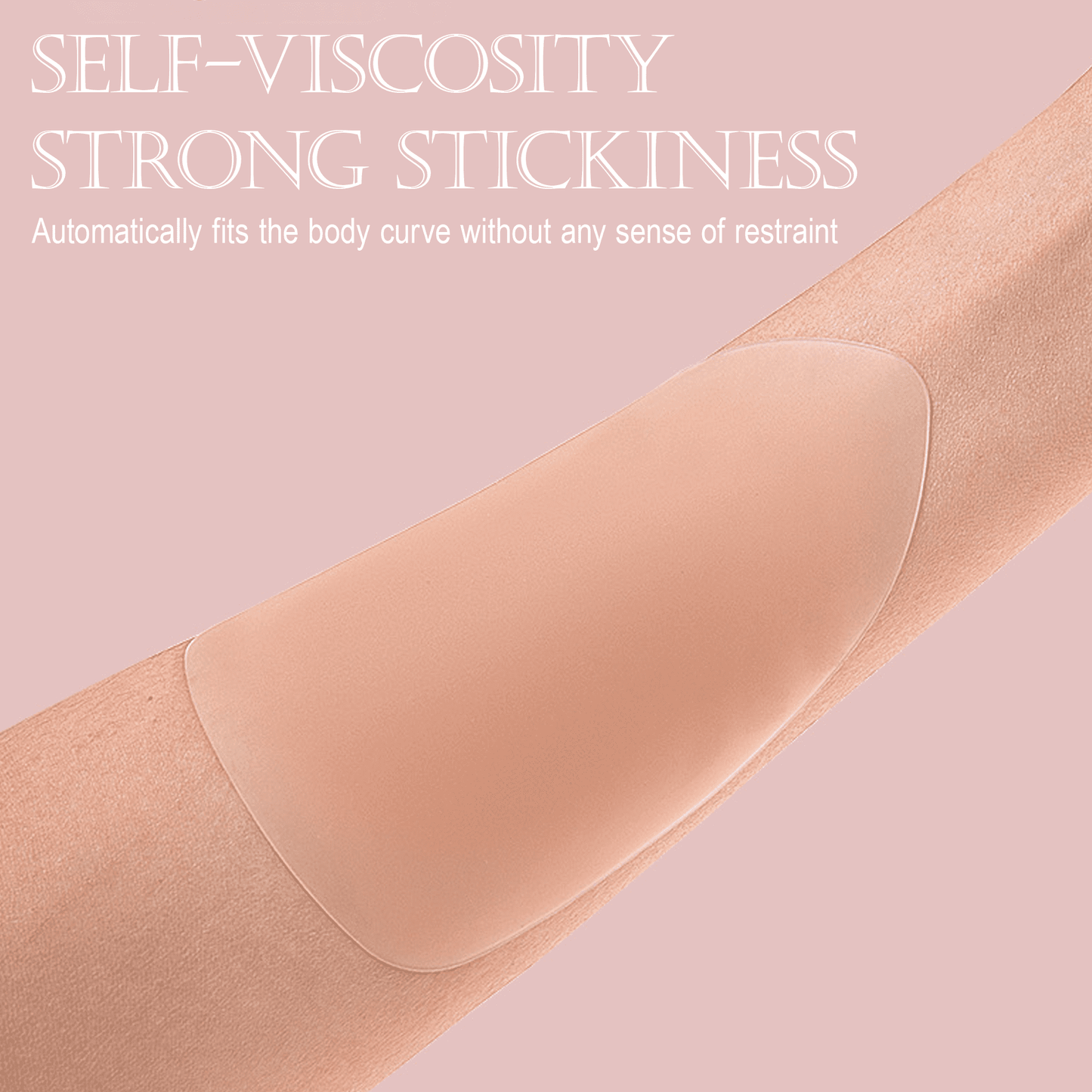 SOMER Sticky Bra, Invisible Silicone Nipple Covers for Women, Reusable